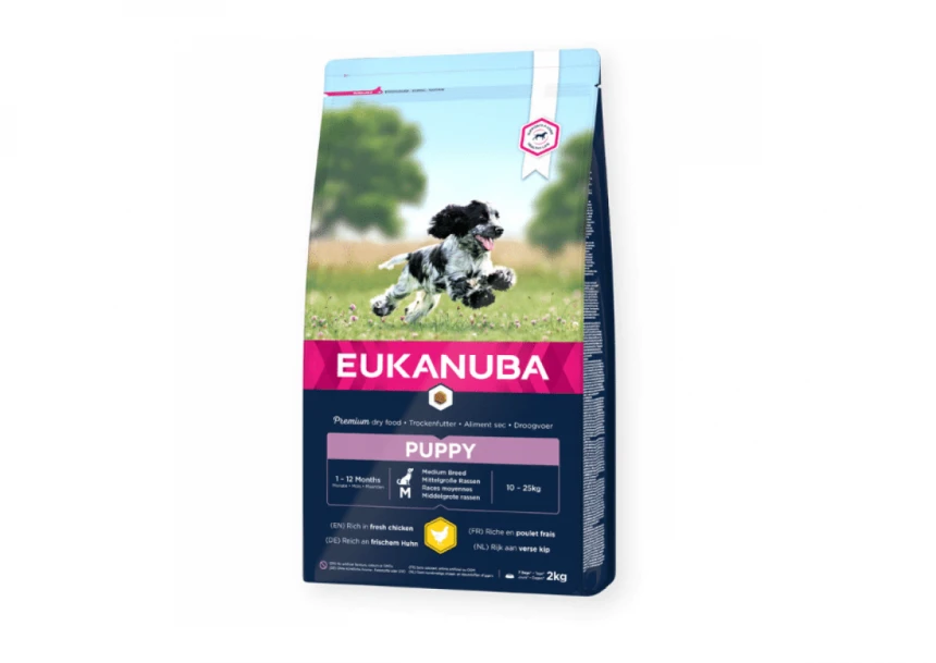 Eukanuba Dog Puppy Medium Breed Chicken - 2 kg