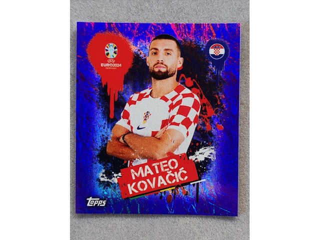 EURO 2024 GERMANY slicica CRO3-p ljubicasta paralela