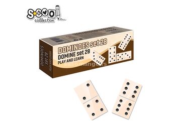 S-COOL Domine u drvenoj kutiji 28 duplo 6 SC2163