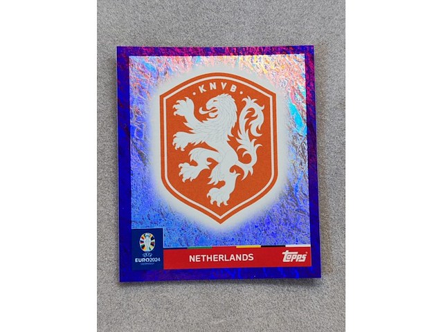 EURO 2024 GERMANY slicica NED1-p ljubicasta paralela