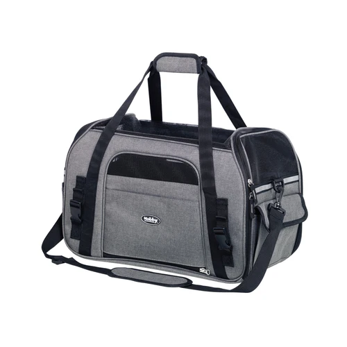 NOBBY Torba za kućne ljubimce Lujan Sivi, do 8kg, L, 48x25x33cm