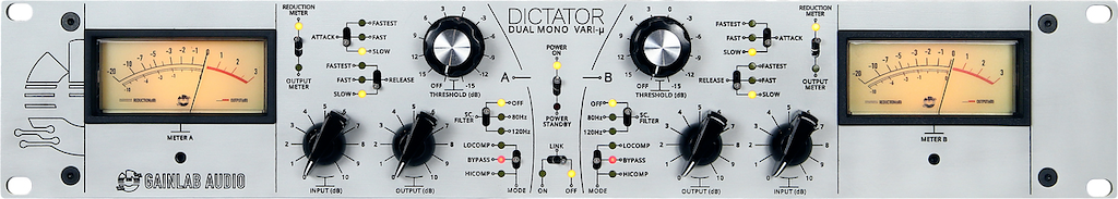 Gainlab Audio Dictator Dual Mono dinamički procesor