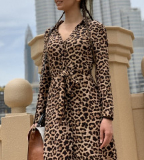   ZARA leopard haljina