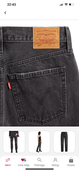 Levi’s 501 farmerice