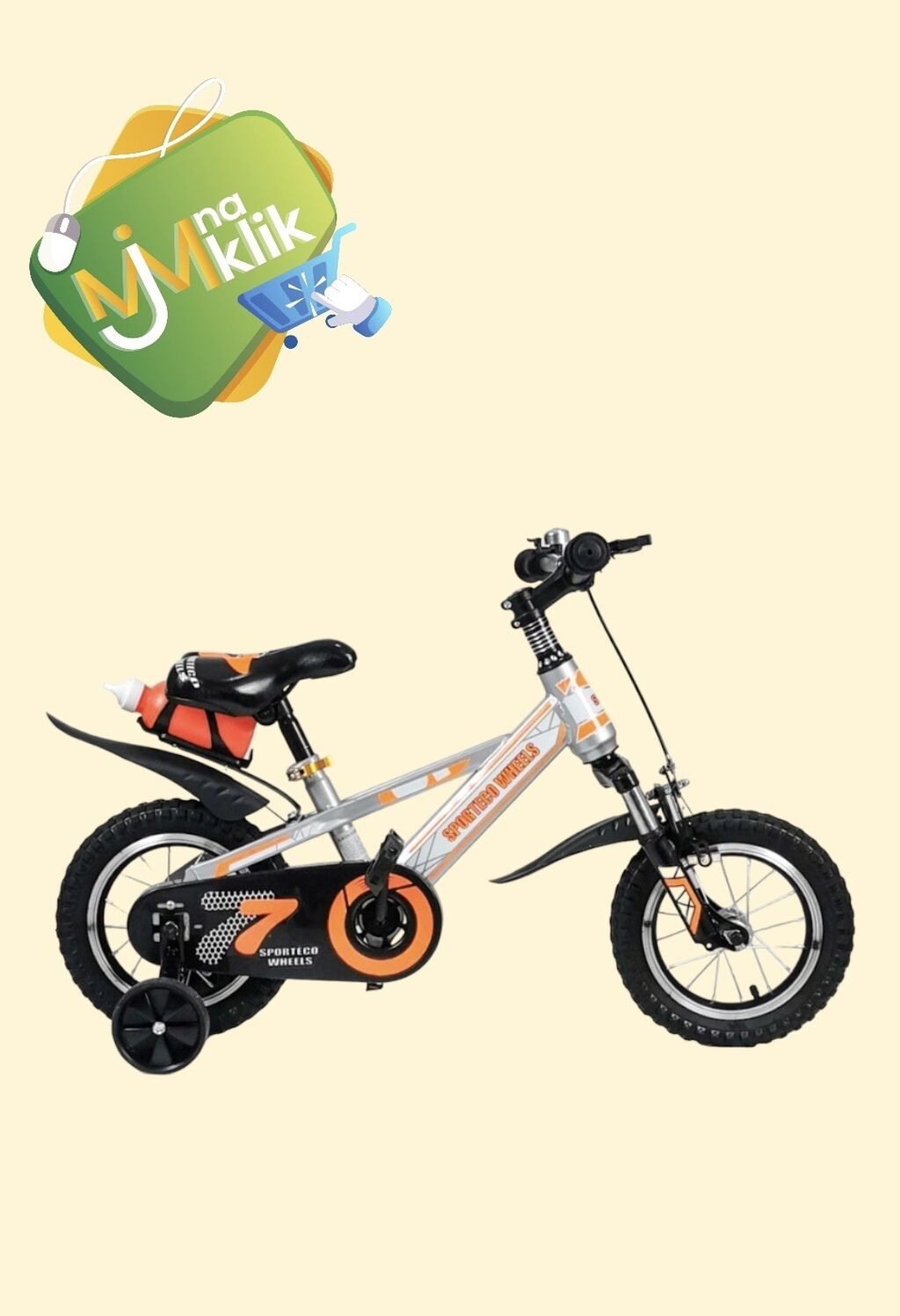 Bicikl „aiar“ - 9000. Opis: Predviđeno za visinu deteta od 85 - 100