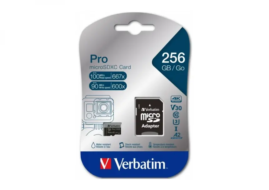 PRO Micro SDXC C10 U3 256GB (47045)