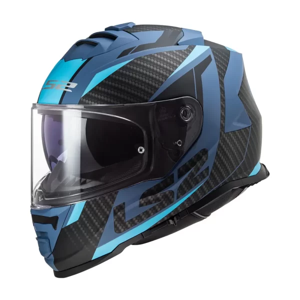 Kaciga LS2 Full Face FF800 STORM RACER mat plava sa naočarima