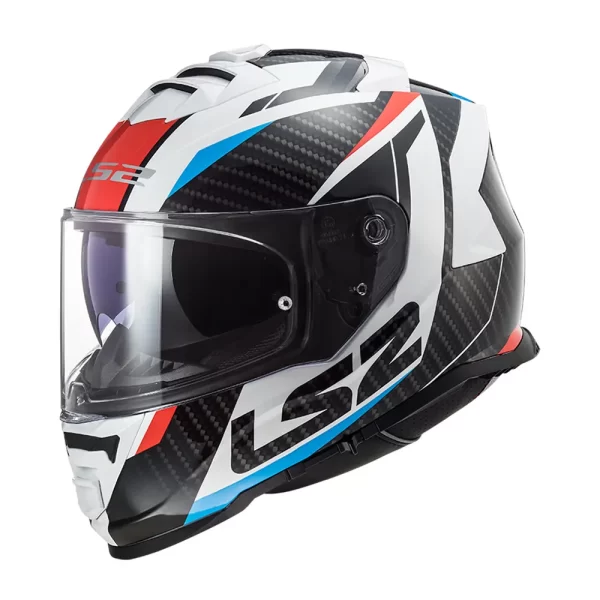 Kaciga LS2 Full Face FF800 STORM RACER crveno plava sa naočarima