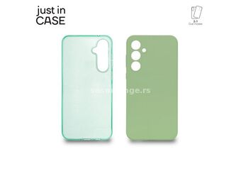 JUST IN CASE Maska 2u1 Extra case MIX za Samsung Galaxy A55/ zelena