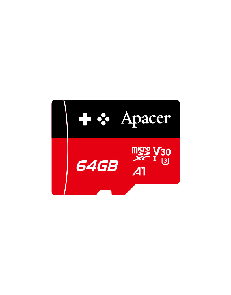 APACER Memorijska kartica UHS-I MicroSDXC 64GB V30 AP64GMCSX10U7-RAGC