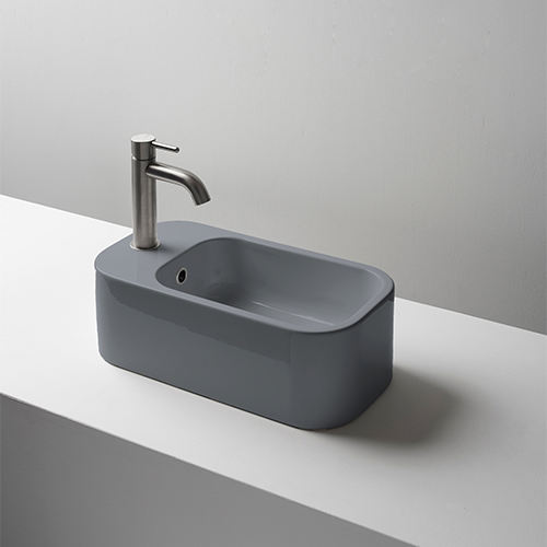 AXA COSA MINI LAVABO KONZOLNI LEVI 480x250 SIVI 8610309L