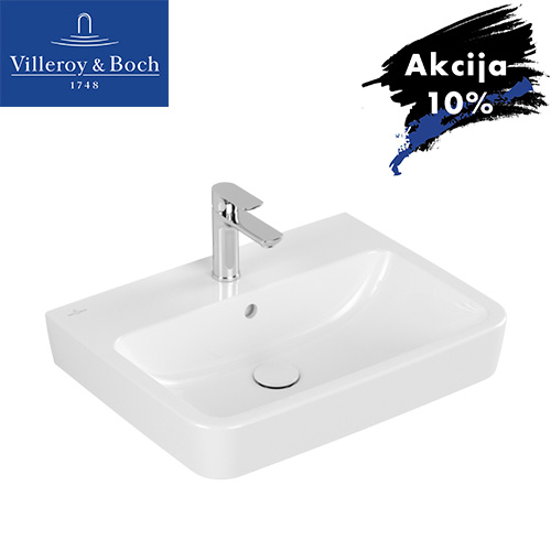 VILLEROY & BOCH O NOVO LAVABO 600X460 KONZOLNI SA PRELIVOM 4A416001