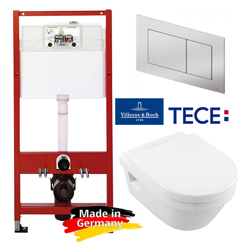 TECE SET VILLEROY & BOCH HROM MAT TIPKA OMNIA ARCHITECTURA RIMLESS WC ŠOLJA SA SOFT CLOSE DASKOM