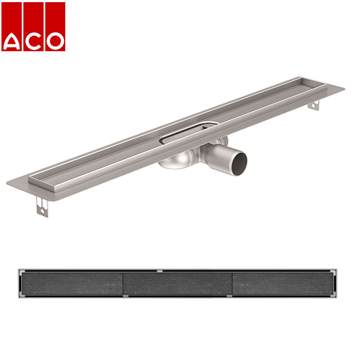 ACO SHOWER DRAIN C KANAL SA TILE REŠETKOM 585 mm X 74mm 9010.88.21 + 9010.88.81