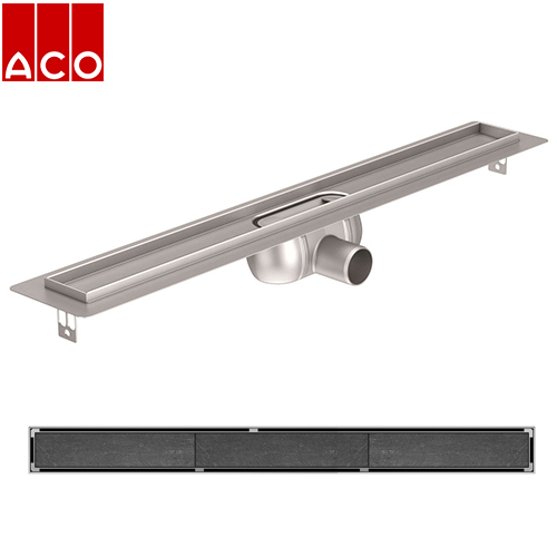 ACO SHOWER DRAIN C KANAL SA TILE REŠETKOM 585 mm X 93mm 9010.88.00 + 9010.88.81