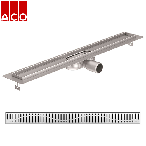 ACO SHOWER DRAIN C KANAL SA WAWE REŠETKOM 585 mm X 74mm 9010.88.21 + 9010.88.60