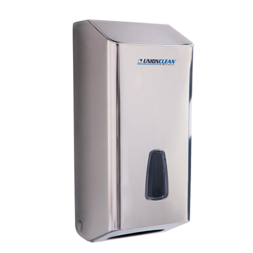 UNIONCLEAN DISPENZER ZA 500 TOALET LISTIĆA INOX 474