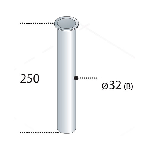 TEA CEV SIFONA L = 250 80.250.5