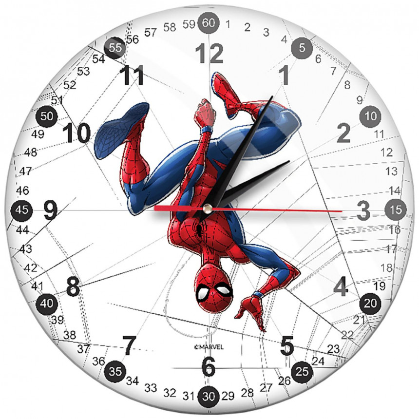 Marvel Wall Clock GlossySpider Man 003