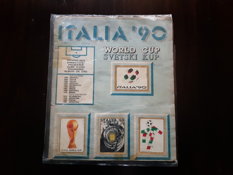 ALBUM ITALIA PANINI 1990