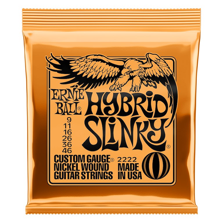 Ernie Ball 2222 9-46 Hybrid Slinky - Žice za električnu gitaru