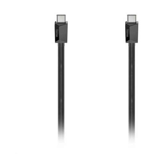 HAMA USB-C kabl, E-marker, 5A USB 3.2, 5 Gbit/s 0.75m