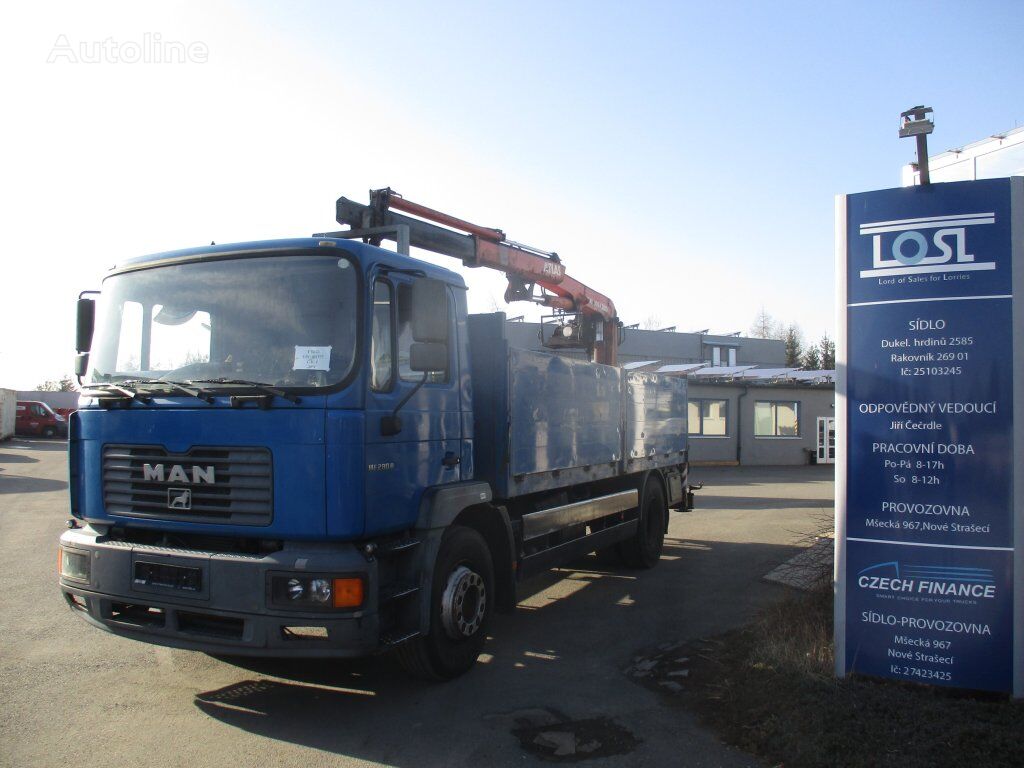 MAN 12.284 EURO 2 HR ATLAS kamion s ravnom platformom