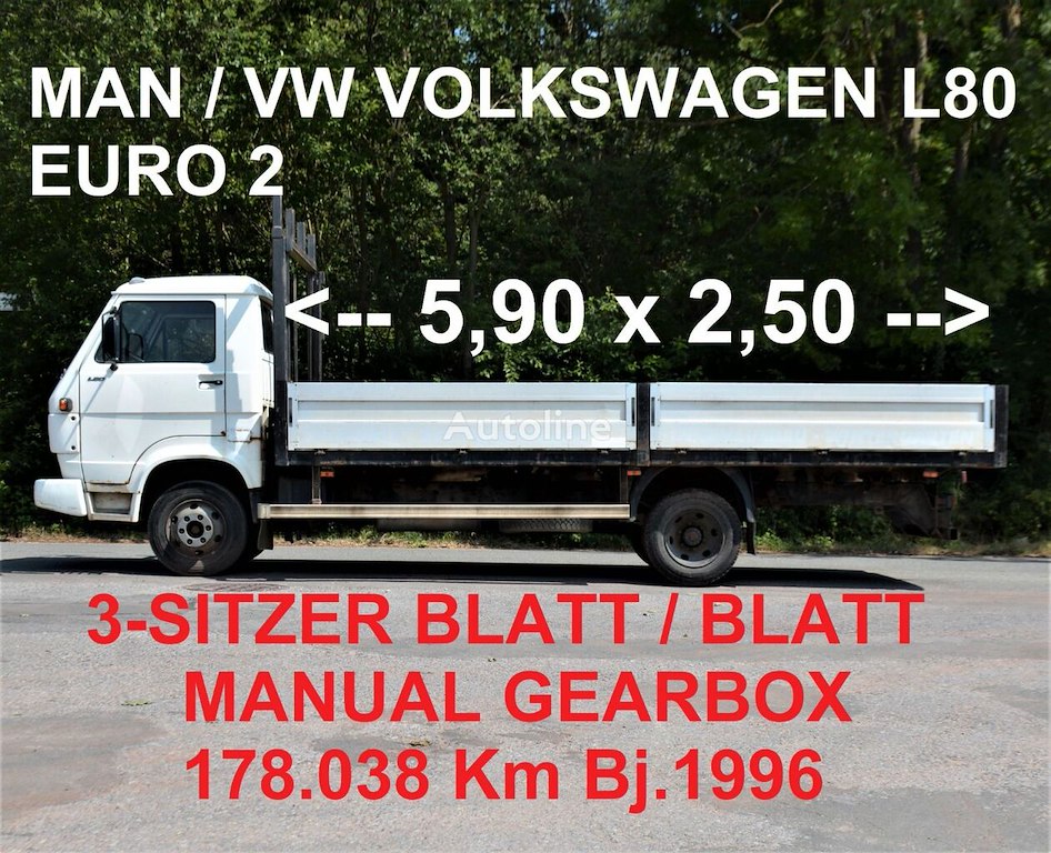 Volkswagen L80 kamion s ravnom platformom