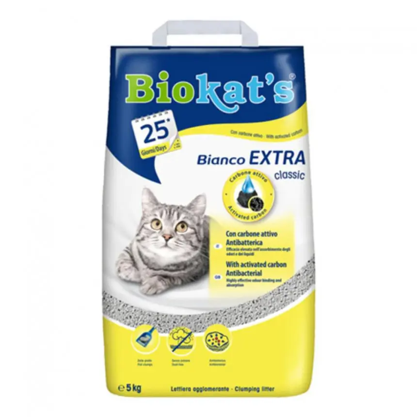 BIOKAT S BIANCO EXTRA CLASSIC POSIP ZA MACKE 5 kg