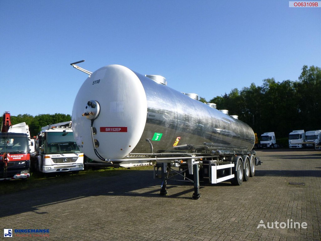 Maisonneuve Food tank inox 32 m3 / 5 comp cisterna za prevoz hrane
