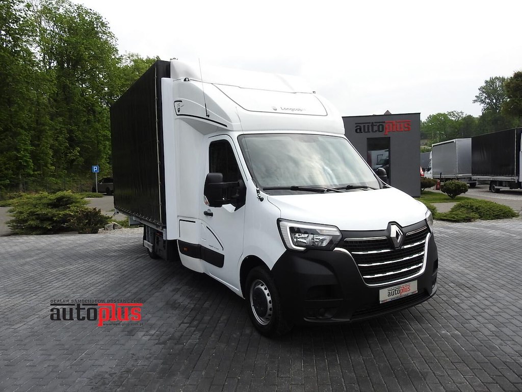 Renault MASTER PLANDEKA 10 PALET WEBASTO TEMPOMAT KLIMATYZACJA LEDY PNEU kamion s ceradom < 3.5t