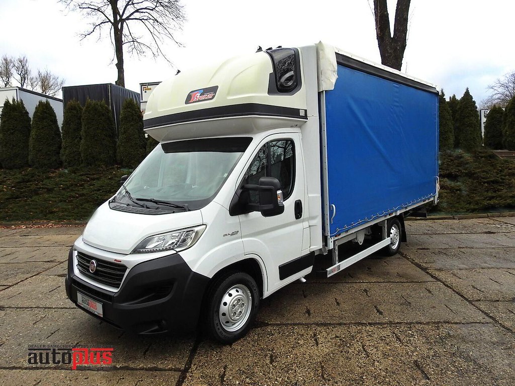 FIAT DUCATO PLANDEKA WINDA 9 PALET WEBASTO TEMPOMAT KLIMATYZACJA LEDY kamion s ceradom < 3.5t