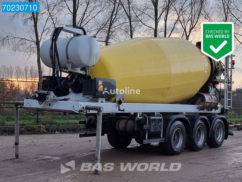 De Buf BM12-39-3 3 axles Hydraulik Pump 2xLenkachse+Lift 12m3 Beton Con poluprikolica betonska mešalica