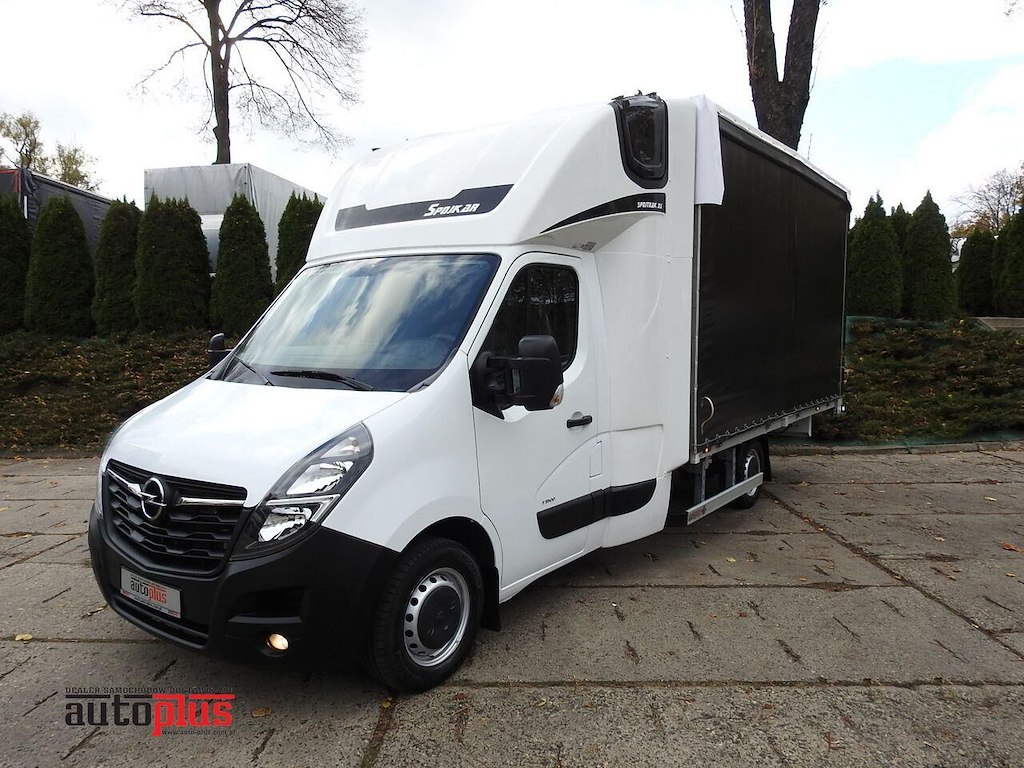 Opel MOVANO PLANDEKA 10 PALET WEBASTO TEMPOMAT KLIMATYZACJA LEDY PNEU kamion s ceradom < 3.5t