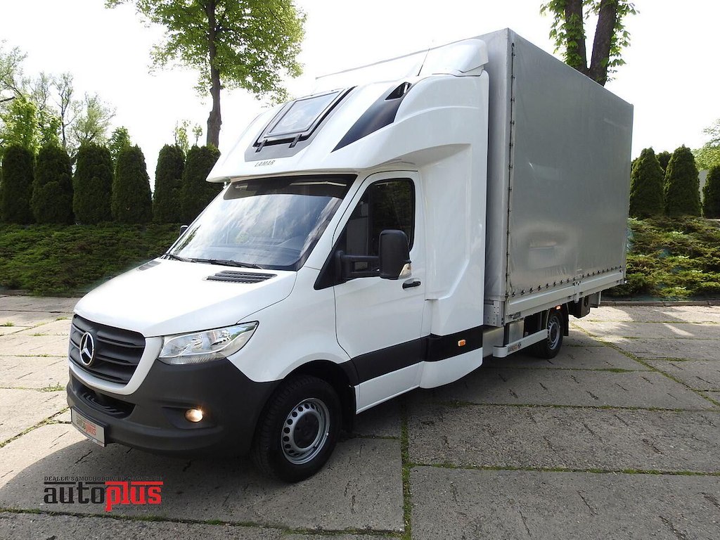 Mercedes-Benz SPRINTER 316 PLANDEKA 10 PALET WEBASTO KLIMATYZACJA TEMPOMAT 16 kamion s ceradom