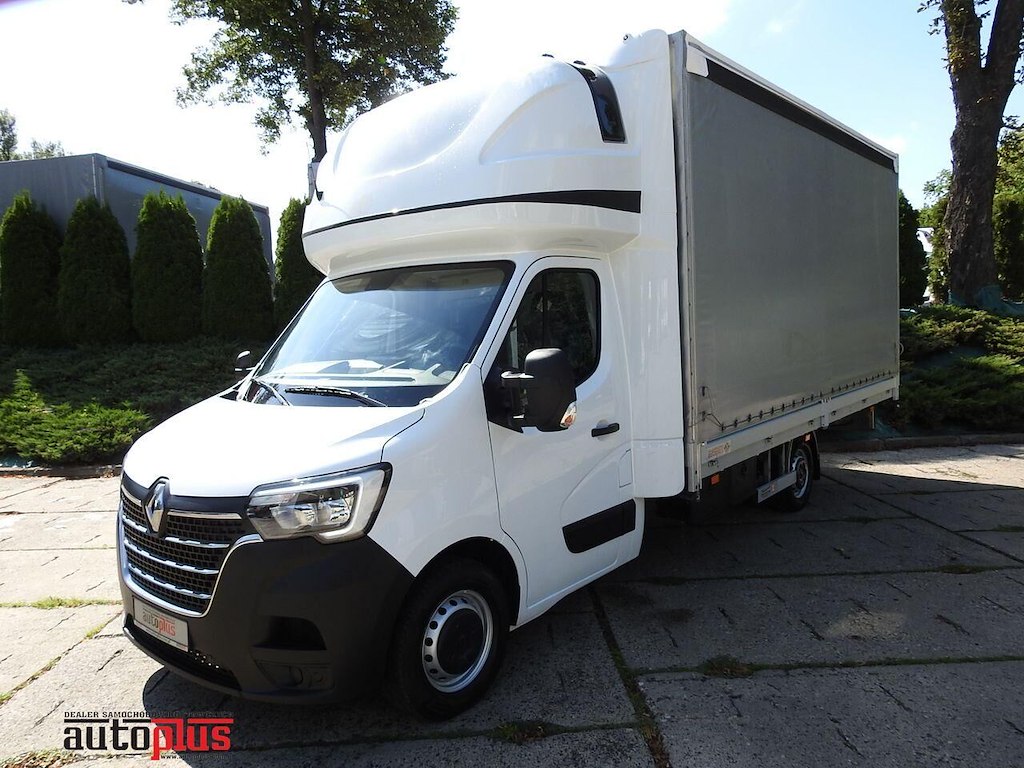 Renault MASTER PLANDEKA 12 PALET WEBASTO TEMPOMAT KLIMATYZACJA LEDY PNEU kamion s ceradom