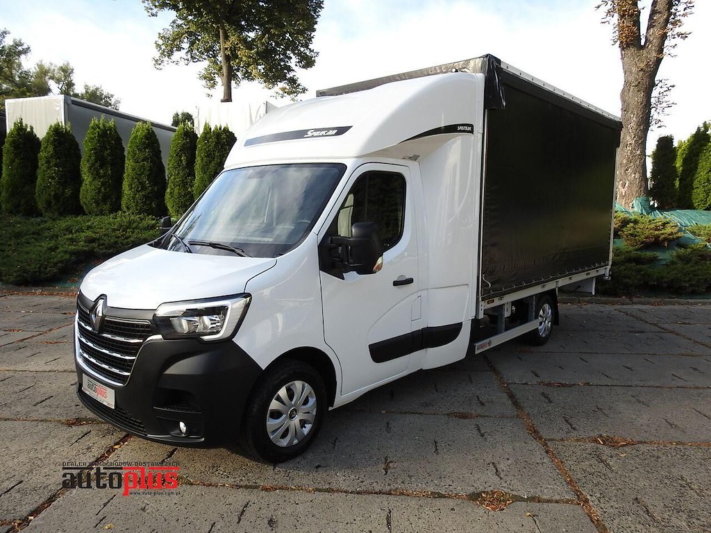 Renault MASTER PLANDEKA 8 PALET WEBASTO TEMPOMAT KLIMATYZACJA LEDY 180K kamion s ceradom