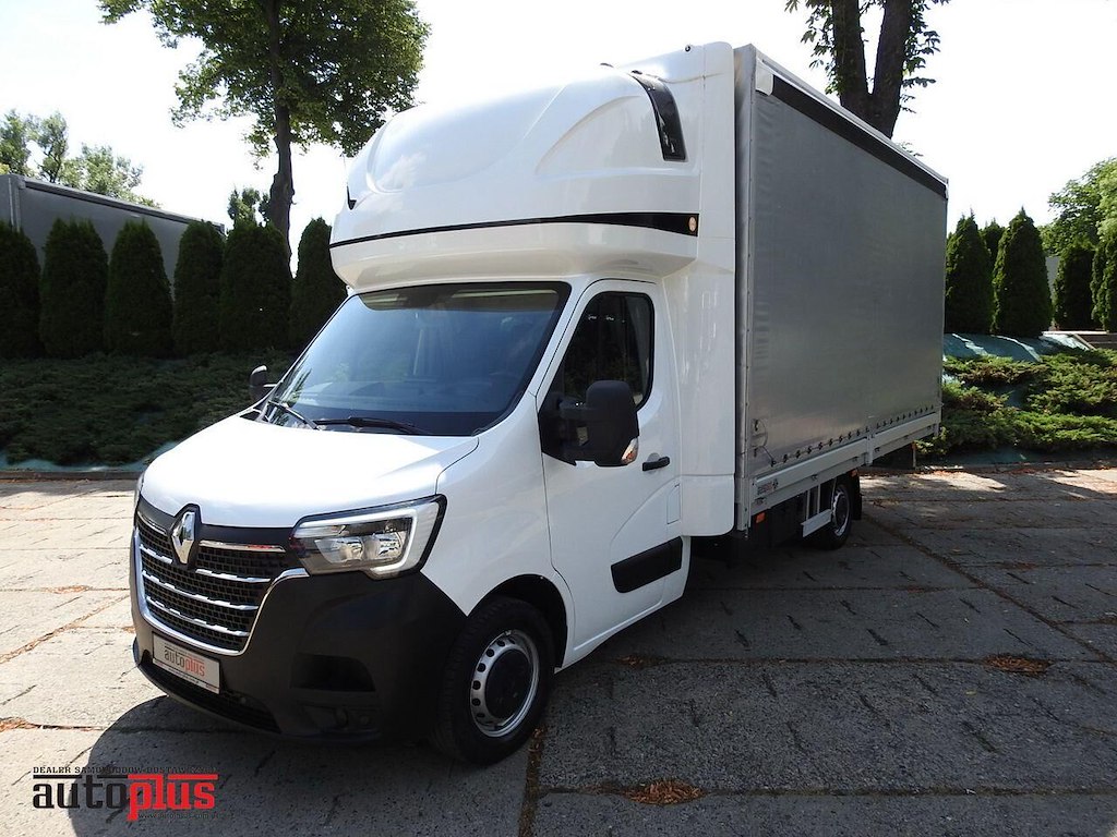 Renault MASTER PLANDEKA 12 PALET WEBASTO KLIMATYZACJA TEMPOMAT LEDY PNEU kamion s ceradom