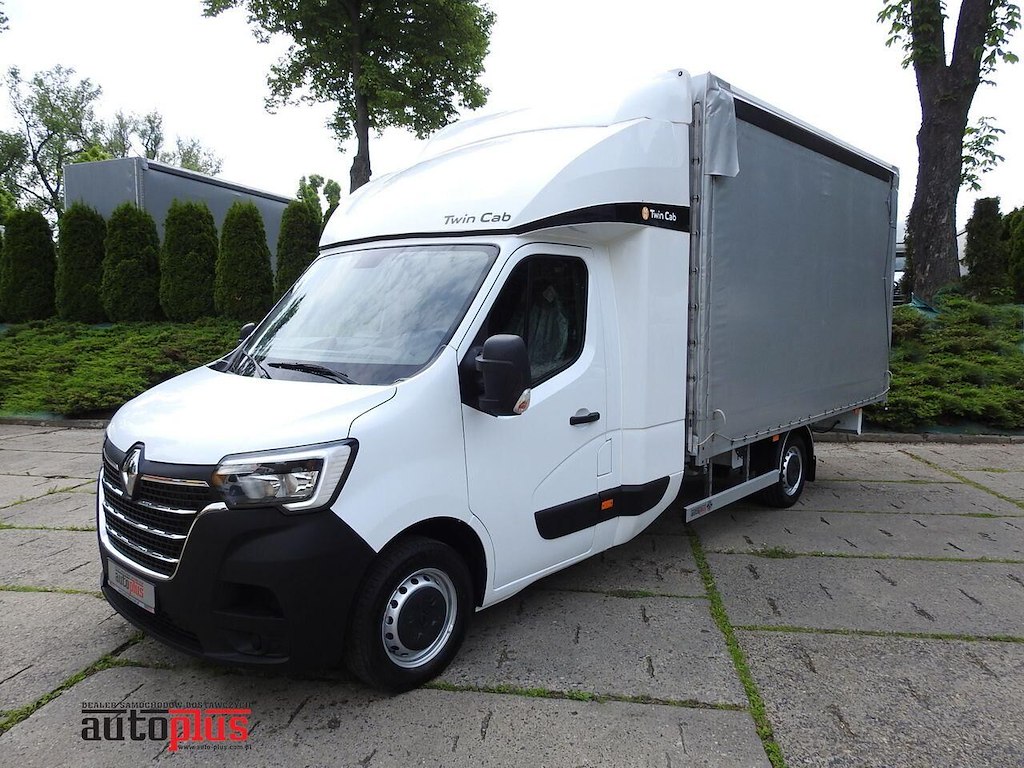 Renault MASTER PLANDEKA 8 PALET WEBASTO KLIMATYZACJA TEMPOMAT LEDY PNEUM kamion s ceradom