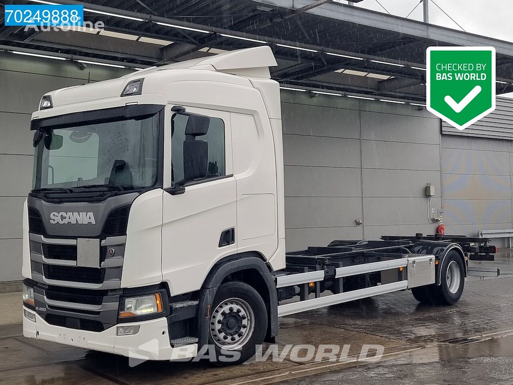 Scania R450 4X2 Euro 6 BDF CR20N vozilo za prevoz kontejnera