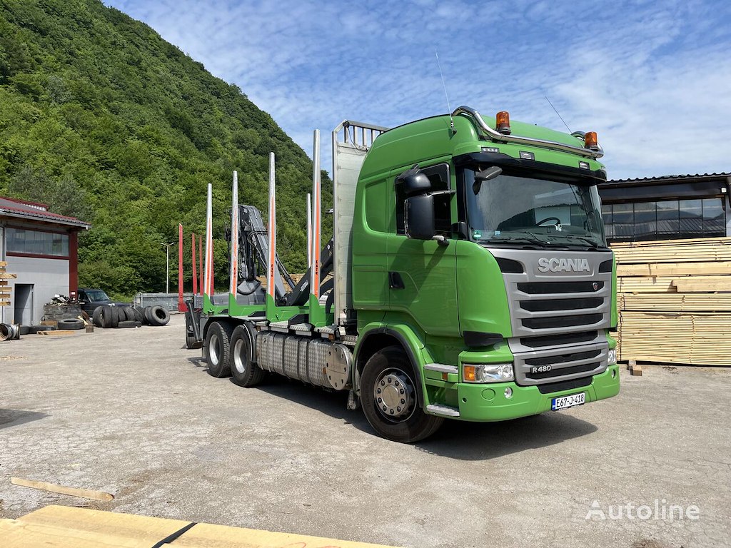 Scania R480 kamion za prevoz drva