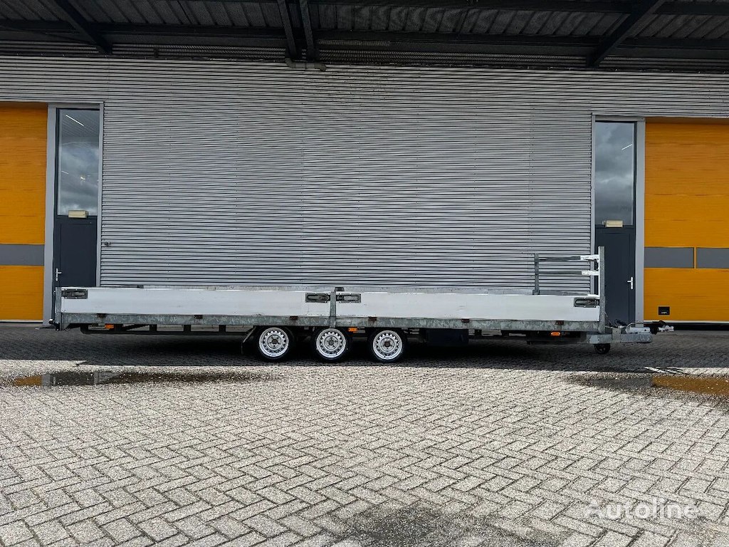 STAM TR3500 3-Assige aanhangwagen, Tridem, 6,50m prikolica sa ravnom platformom