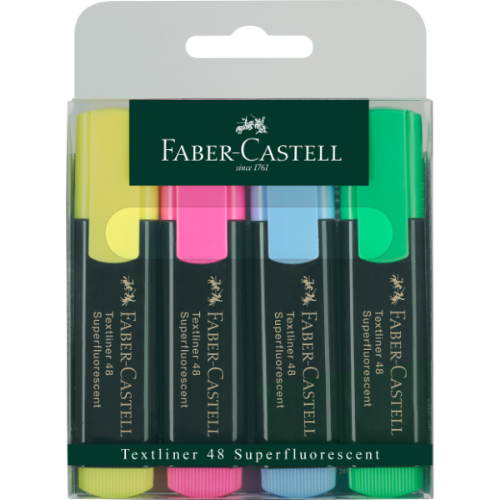 Faber Castell Textliner 48, 4 komada