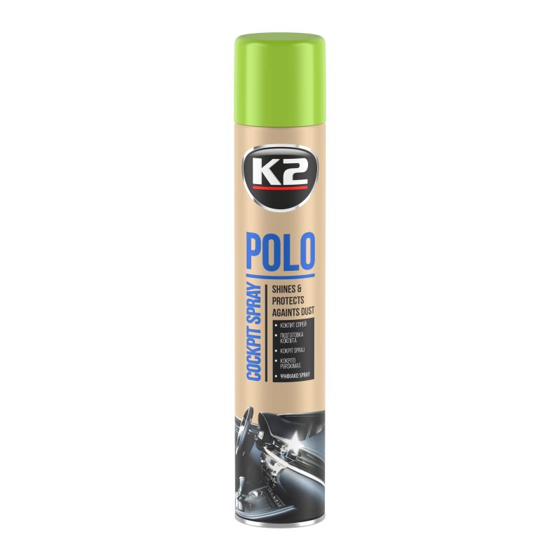 Sprej kokpit K2 Polo 750 ml - green apple