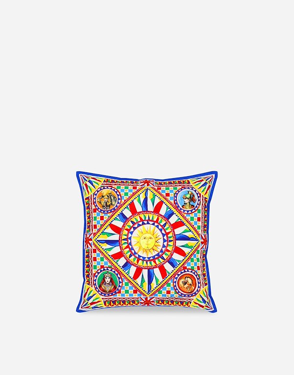 Dolce&Gabbana’s Carretto Siciliano Canvas Cushion small – Jastuk