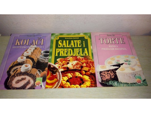 3 stara kuvara / Sitni kolači,Torte, Salate