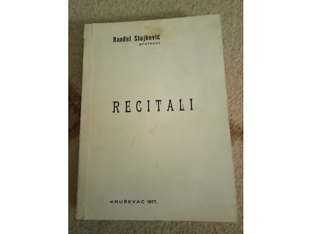 Ranđel Stojković - Recital