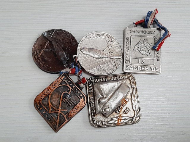 Ornitološki šampionat Jugoslavije medalje