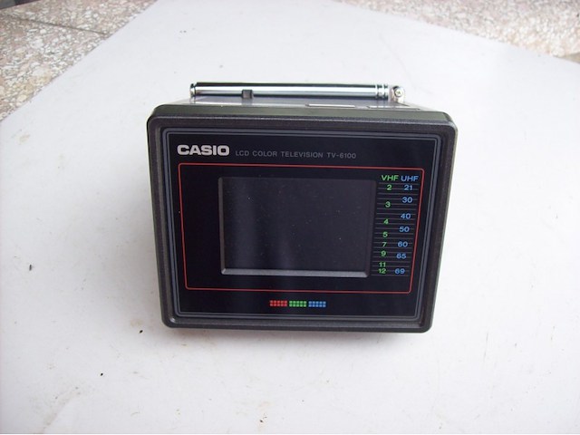 CASIO LCD Color TV TV-6100 , Made in Japan