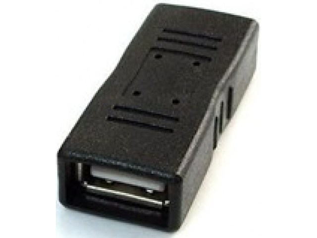 A-USB2-AMFF Gembird zensko-zenski adapter USB 2.0 coupler, black